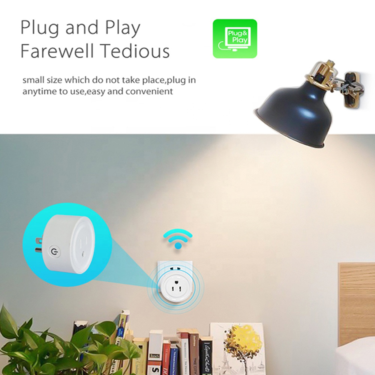 Smart Plug Tuya Smart Life Work with Google Home Amazon Alexa WiFi ...