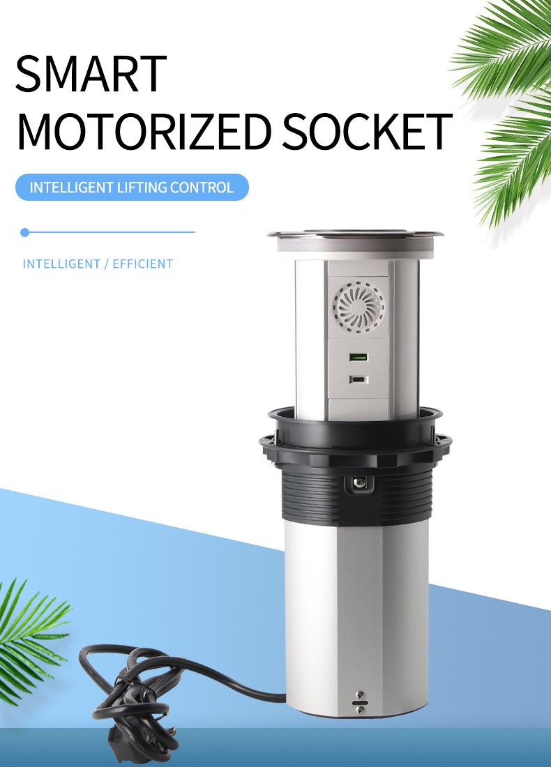 3 Positions EU Smart Home Electric Socket Outlet Kitchen Multiple Power ...