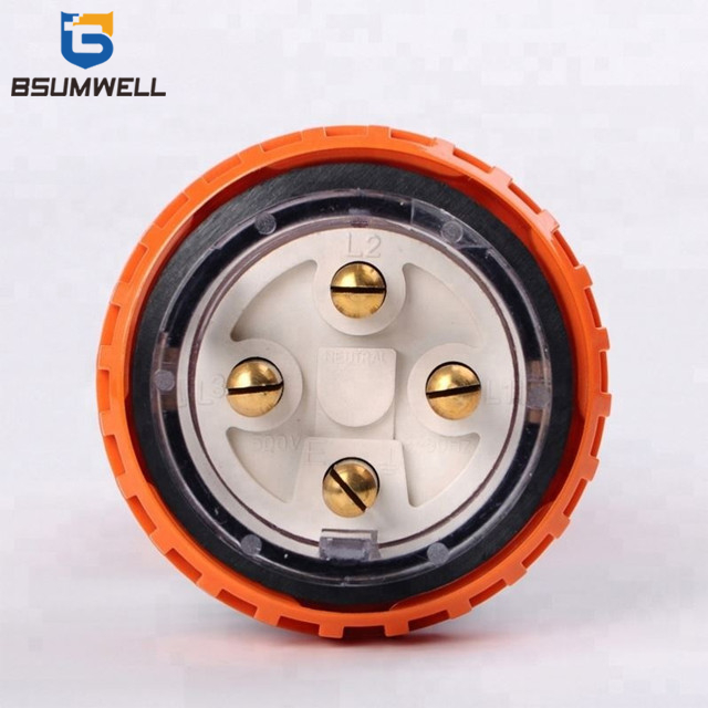 Australia Standard 56P410 three phase 250V/500V 4 round pin Waterproof ...