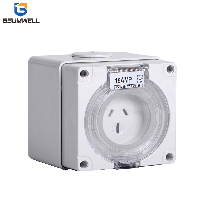 Australia Standard Three Phase 56SO532 5 Round Pin Plug 250V/500V 32A ...