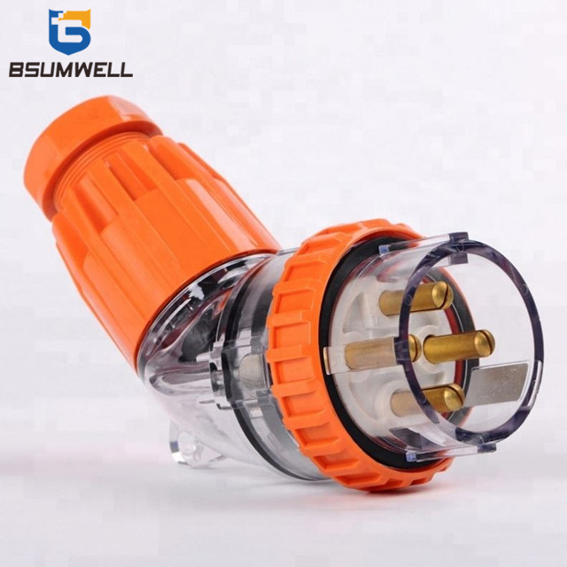 Australia Standard 56PA550 three phase 440V/500V 50A 3P+E+N 5 round pin ...