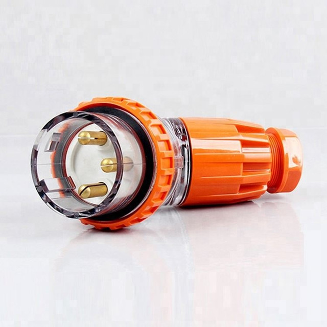 Australia Standard 56PA332 three phase 250V 32A 32 amp 3P 3 round pin ...